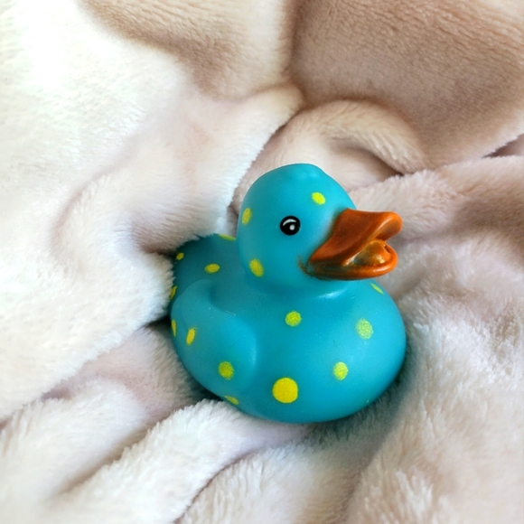 Boutique | Other | Rare Polkadot Rubber Duckie | Poshmark